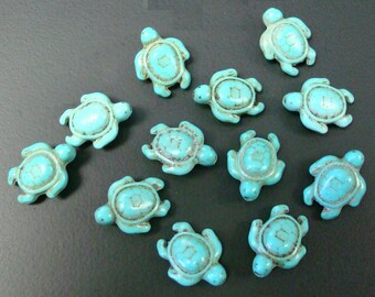 Turquoise Turtles | Etsy