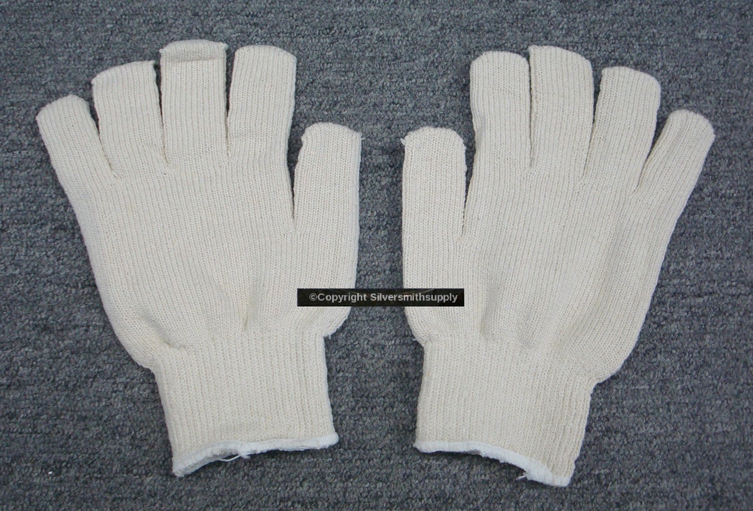 Jewelers Buffing/polishing Gloves, Medium -large Size, Silversmith ...