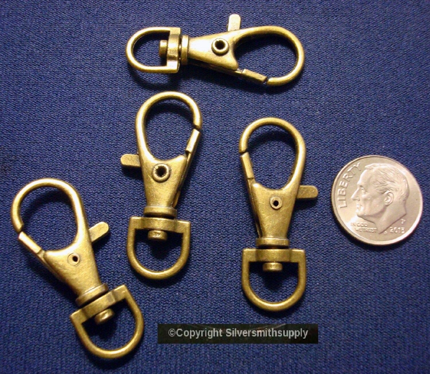 4 HUGE Swivel Lobster Claw Jewelry Clasps Bronze Plated 1 - Etsy
