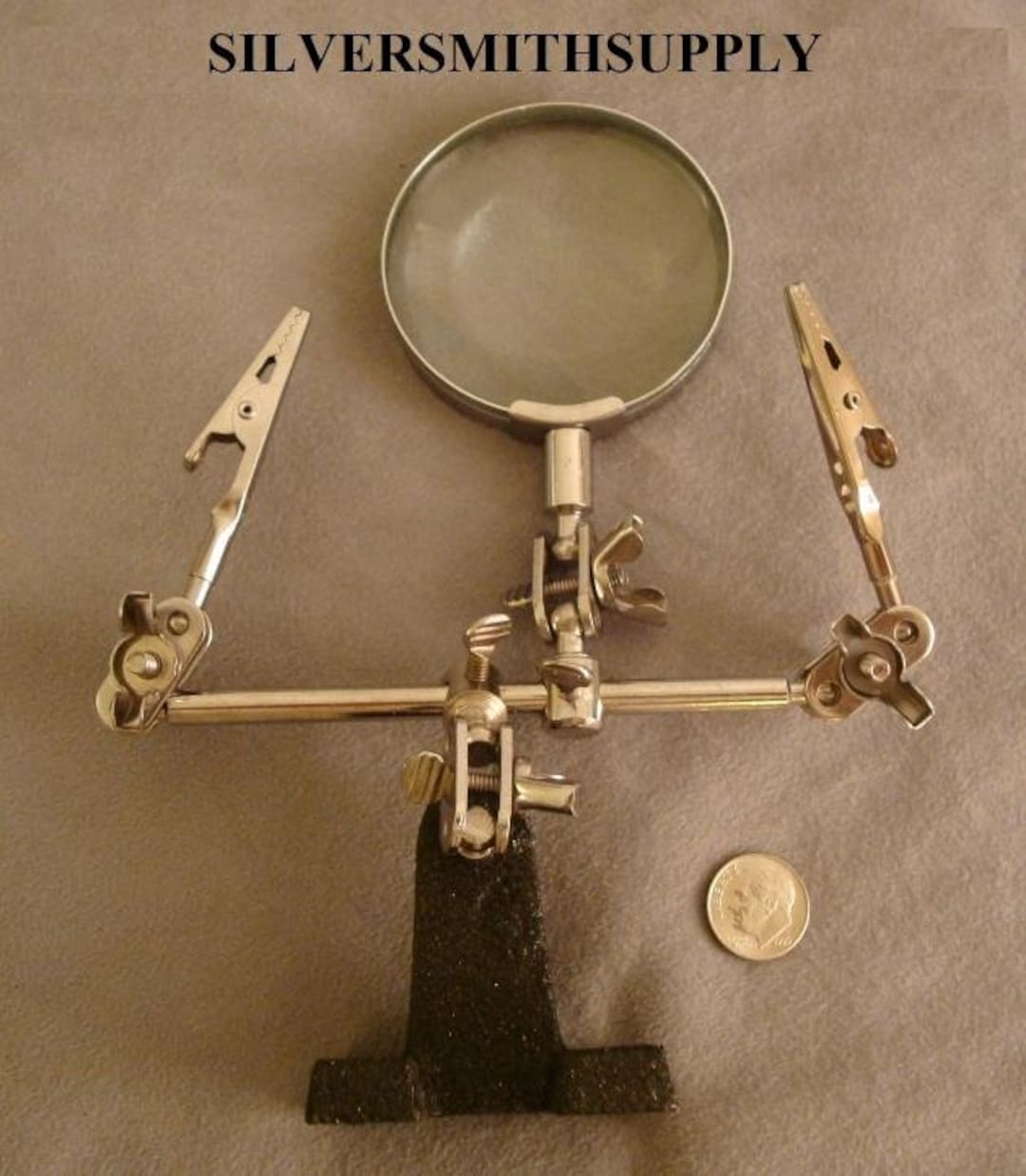 Silversmith Soldering 4X Magnifying Helping 3rd Hand Holding Beading ...