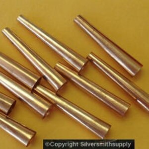 Copper Cones Metal Native American Craft Jewelry Supplies Regalia Bead ...