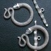 Lrg SNAKE Toggle Jewelry Clasps Antique Silver Plated 47mm 2 - Etsy