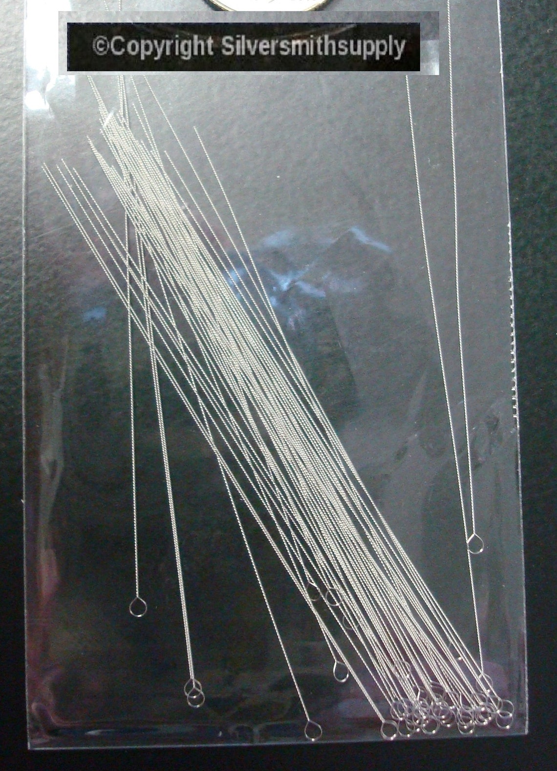 50 Very Fine Steel Twist Wire Large Eye Beading Needles, Beading ...