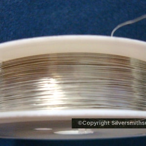 Craft Wire 114 Feet Silver Plated Round Wire 32 Ga Create Wire Wrapped ...