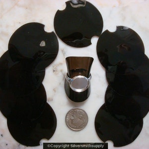 10 Finger Ring Displays BLACK Flexible Plastic Ring Display Ring Stands ...