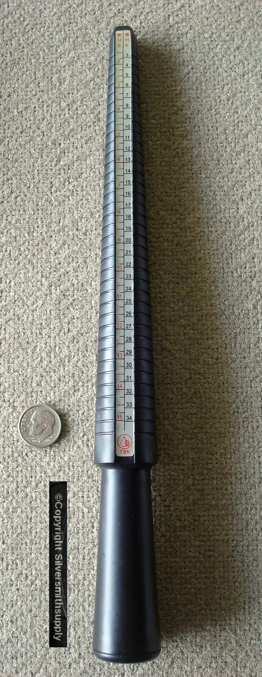 Plastic Ring Size Mandrel: USA, UK, JP, Canada Sizes T052 - Etsy