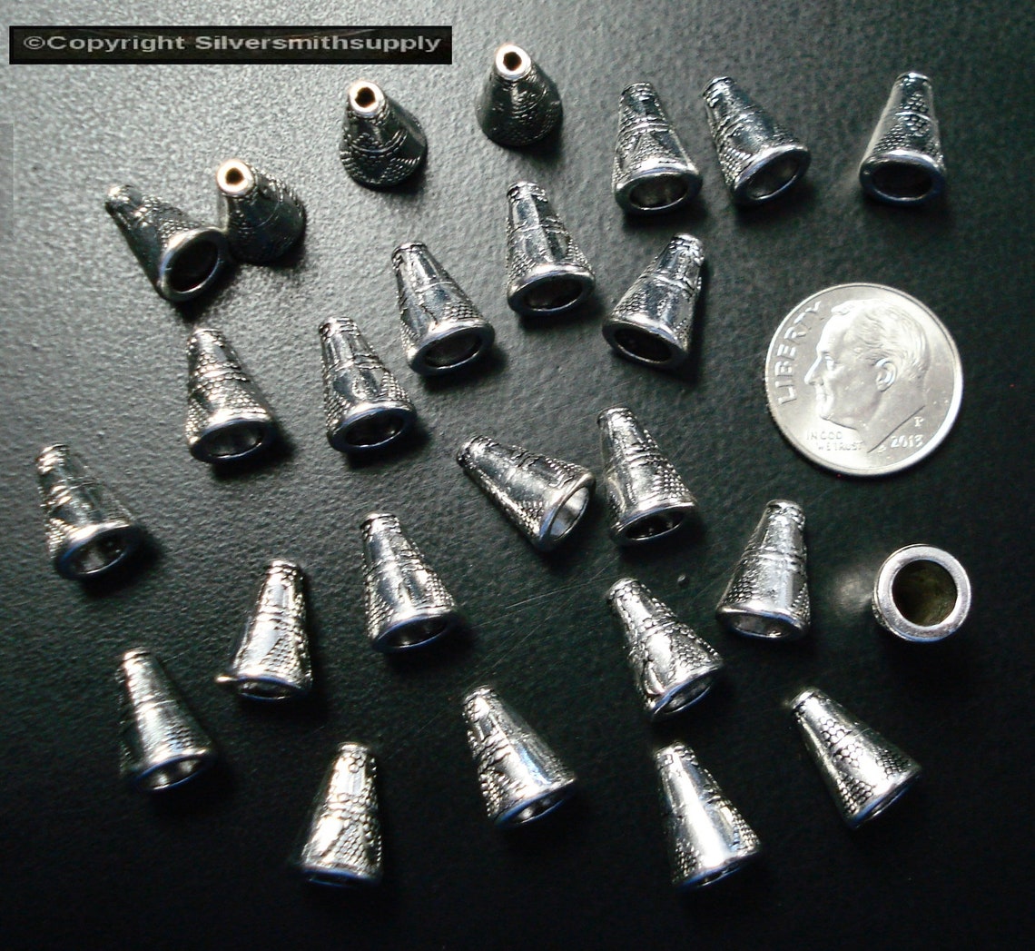 25 ZINC Cones Native American Craft Jewelry Supplies Regalia - Etsy