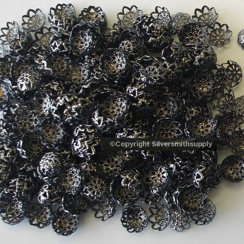 Filigree Bead Caps - Etsy