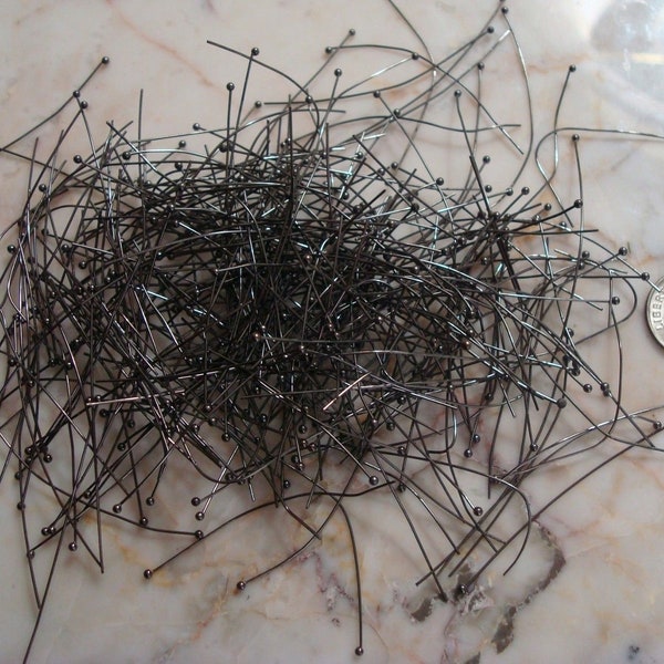 Black Head Pins - Etsy