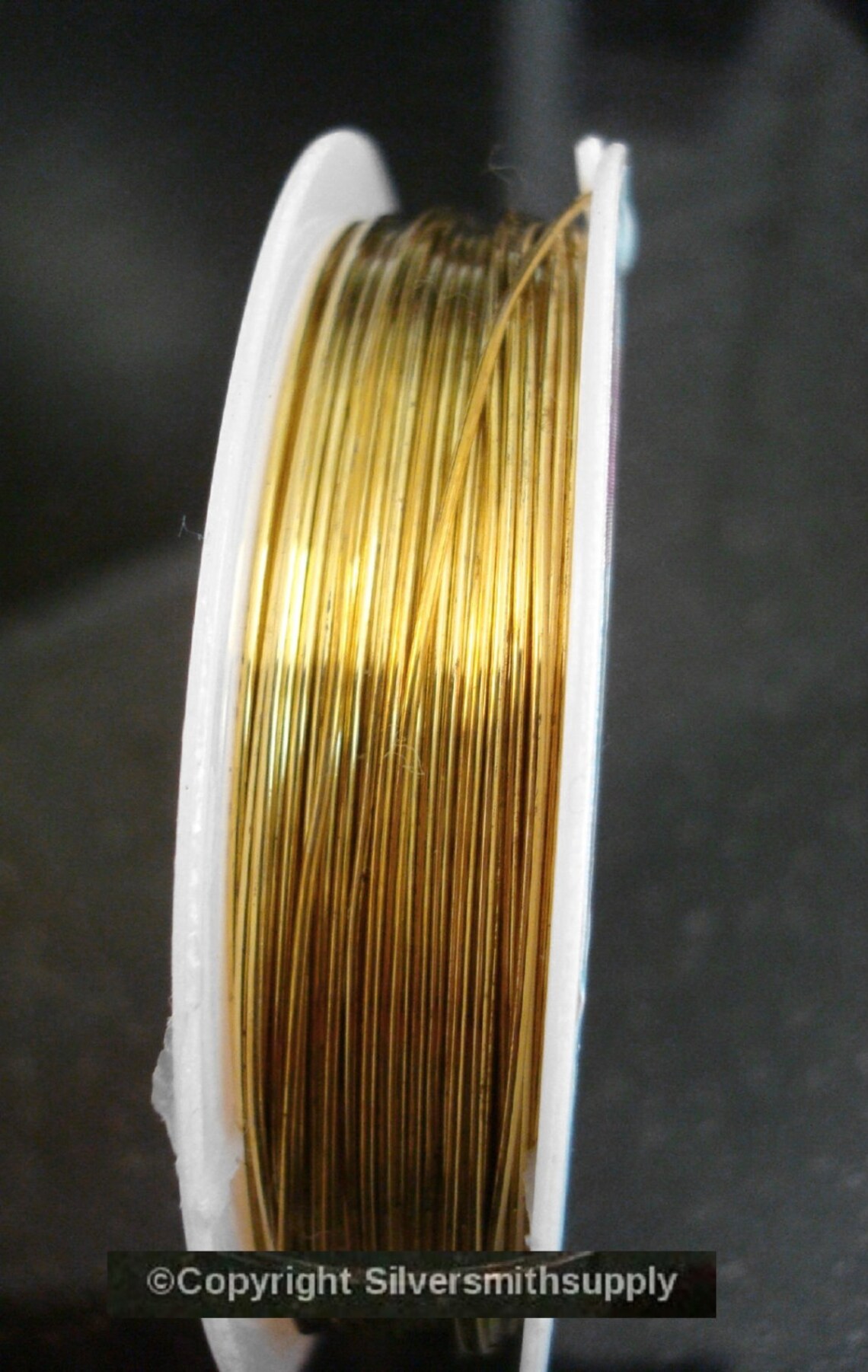23 Ft .6mm Gold Plated Copper Round Wire 22ga Create Wire | Etsy