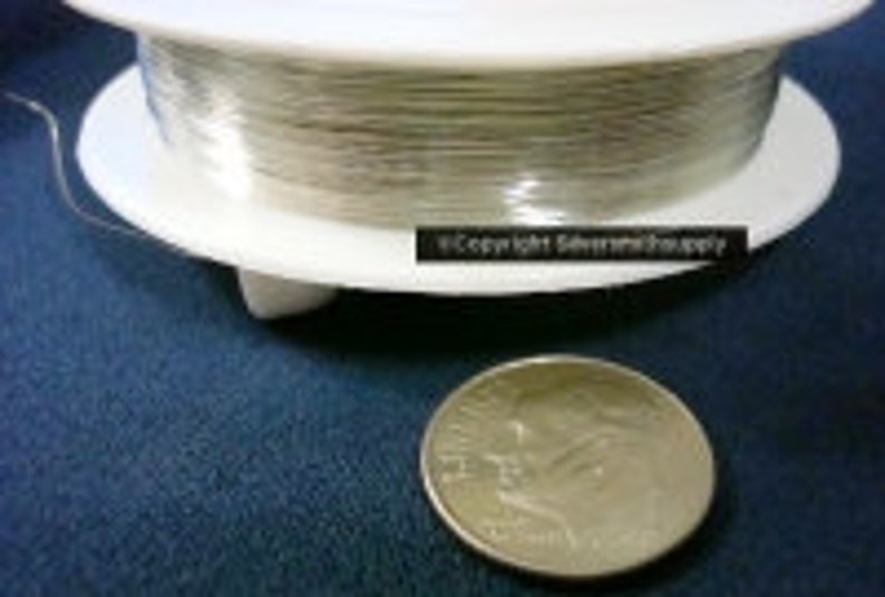 Craft Wire 114 Feet Silver Plated Round Wire 32 Ga Create Wire - Etsy