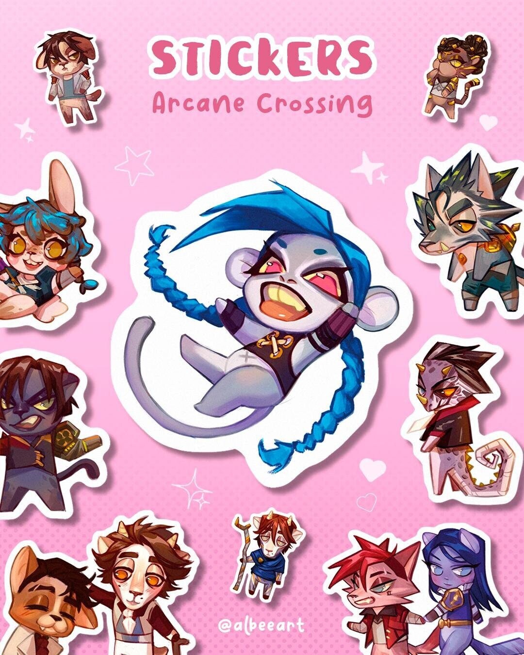 Arcane Crossing Sticker Set - Etsy