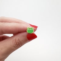 Adorable Frog Wood Pin - Etsy
