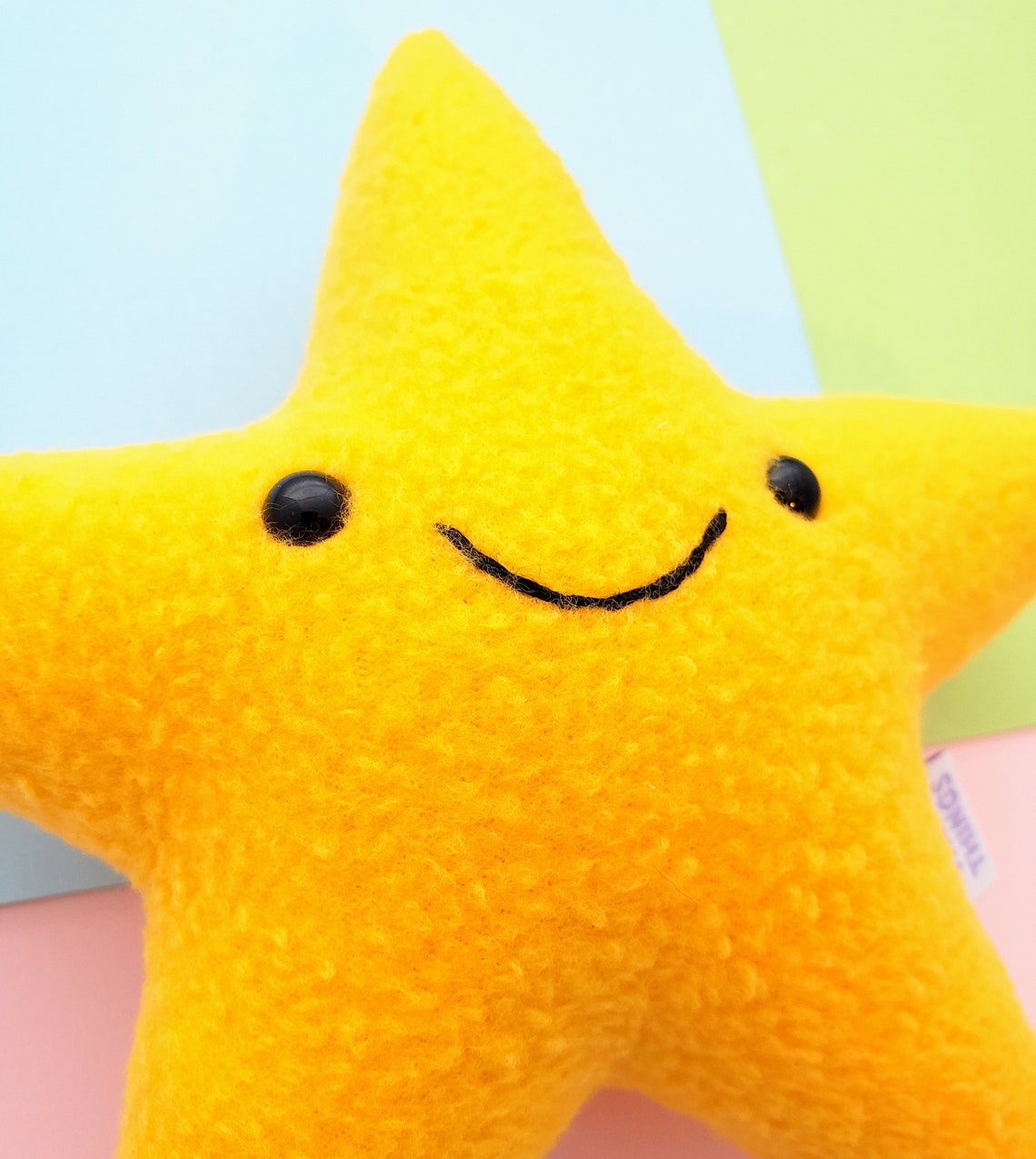 Happy Star Plushie - Etsy