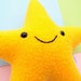 Happy Star Plushie - Etsy