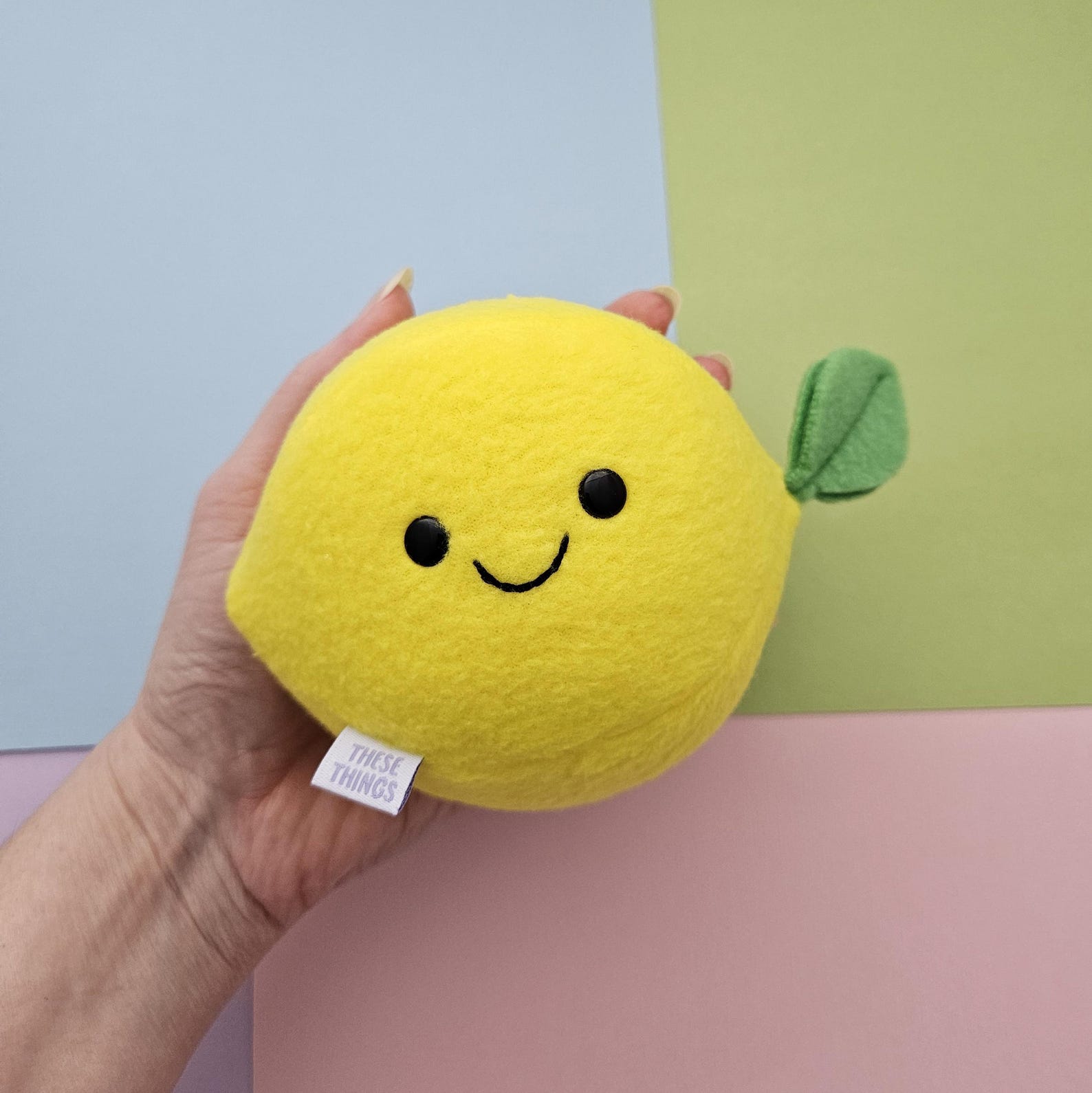 Happy Lemon Plushie - Etsy