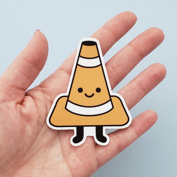 Traffic Cone Stickers - Etsy