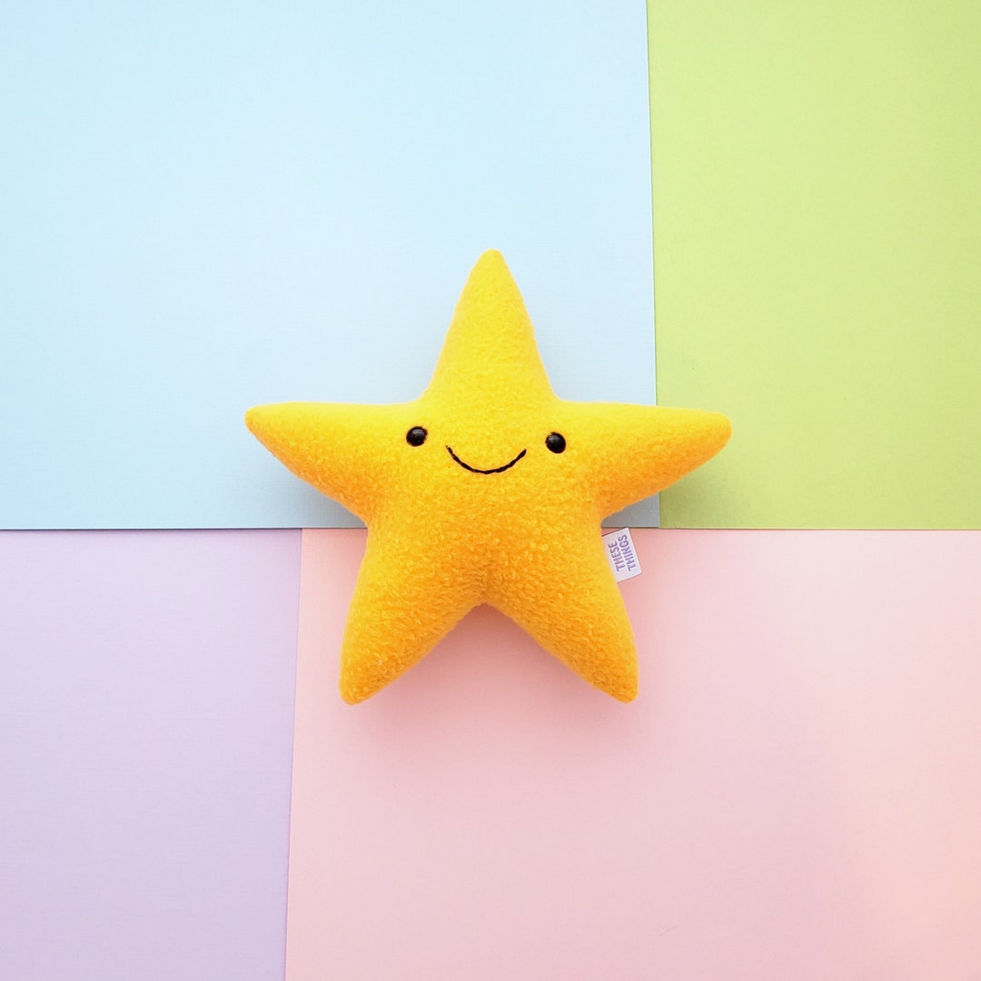 Happy Star Plushie - Etsy