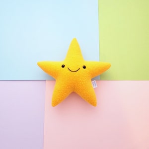 Happy Star Plushie - Etsy