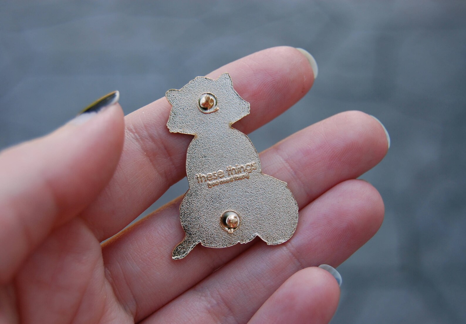 Snackin' Raccoon Hard Enamel Pin // Raccoon Eating Potato | Etsy