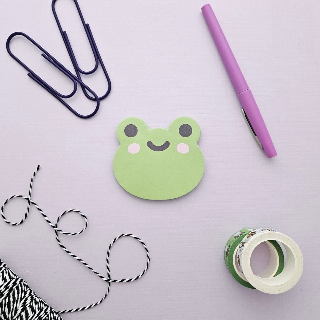 Froggy Die-cut Sticky Notes - Etsy
