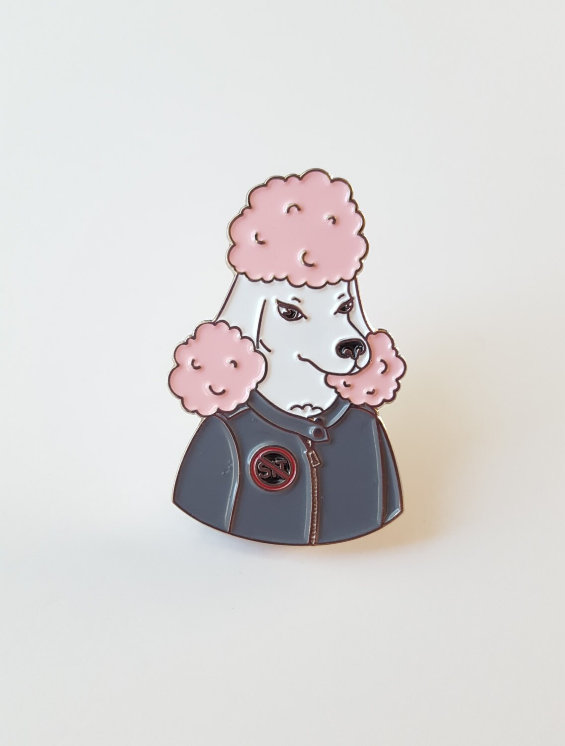 Pissed Poodle Enamel Pin - Bad Dog Biter Gang! - Etsy