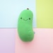 Happy Pickle Plushie // Handmade Plush Toy - Etsy