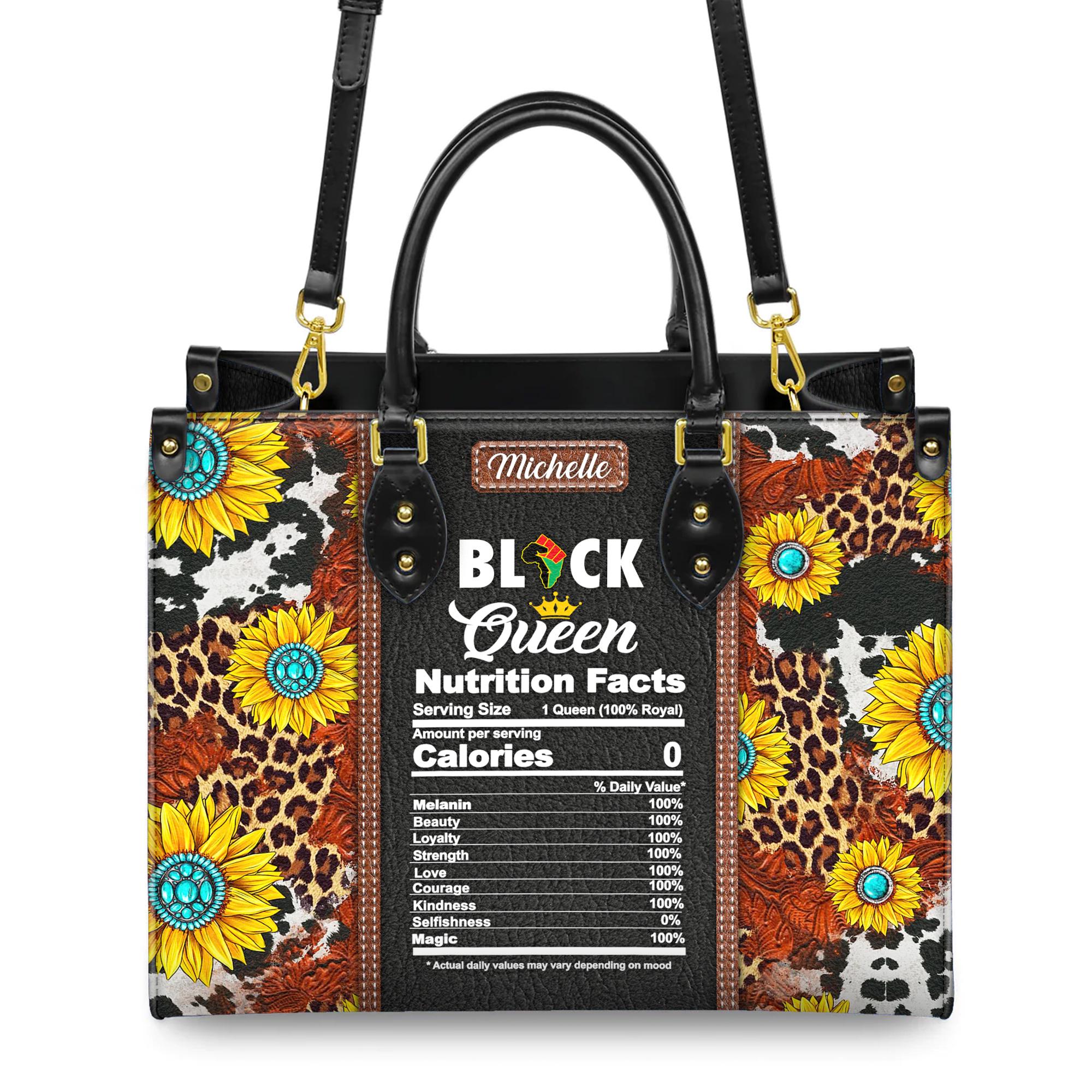 Personalized African American Faith Leather Handbag | Custom ...