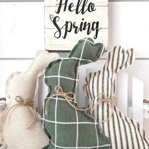 Spring Bunnies Natural Garden - Etsy