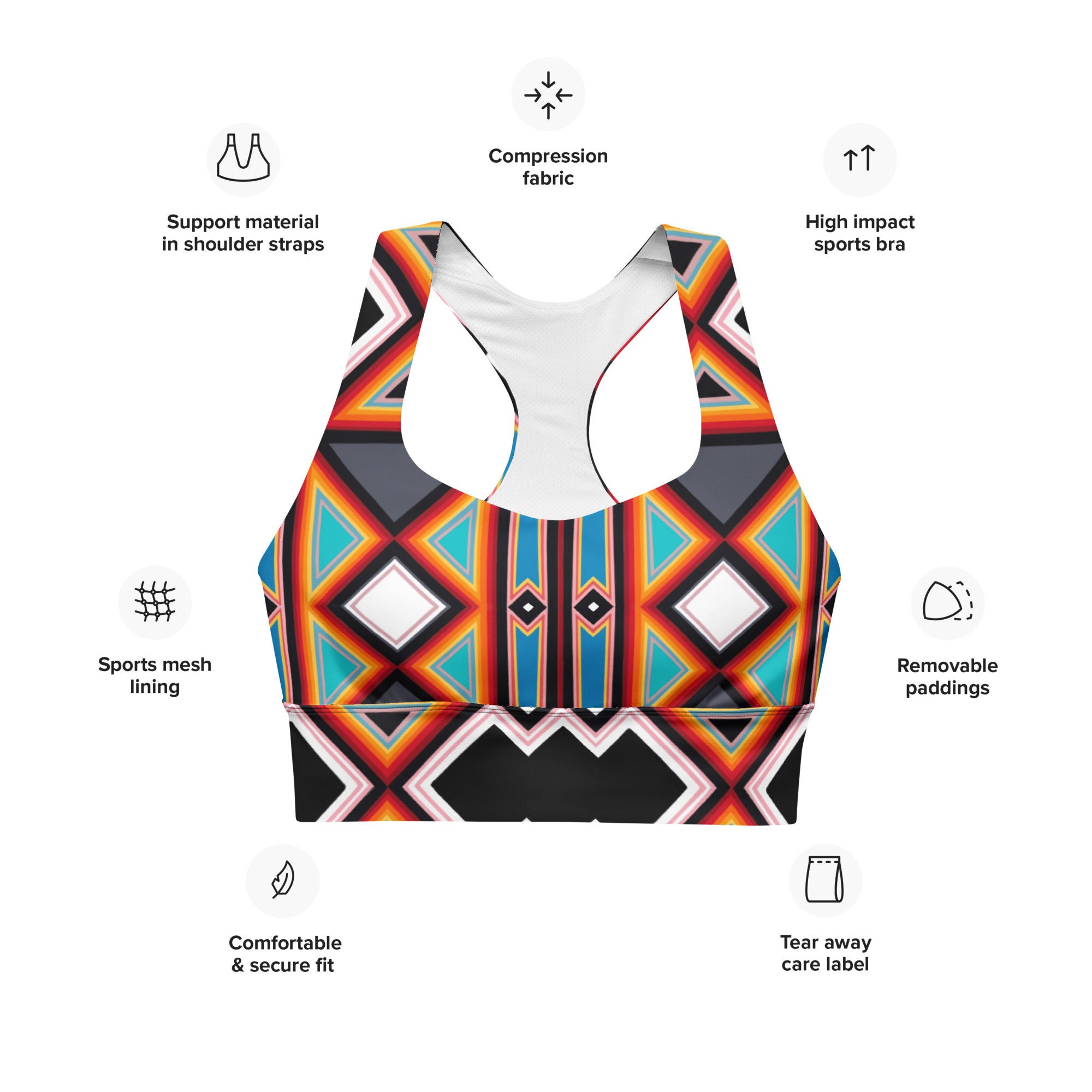 Prototype longline Sports Bra - Etsy