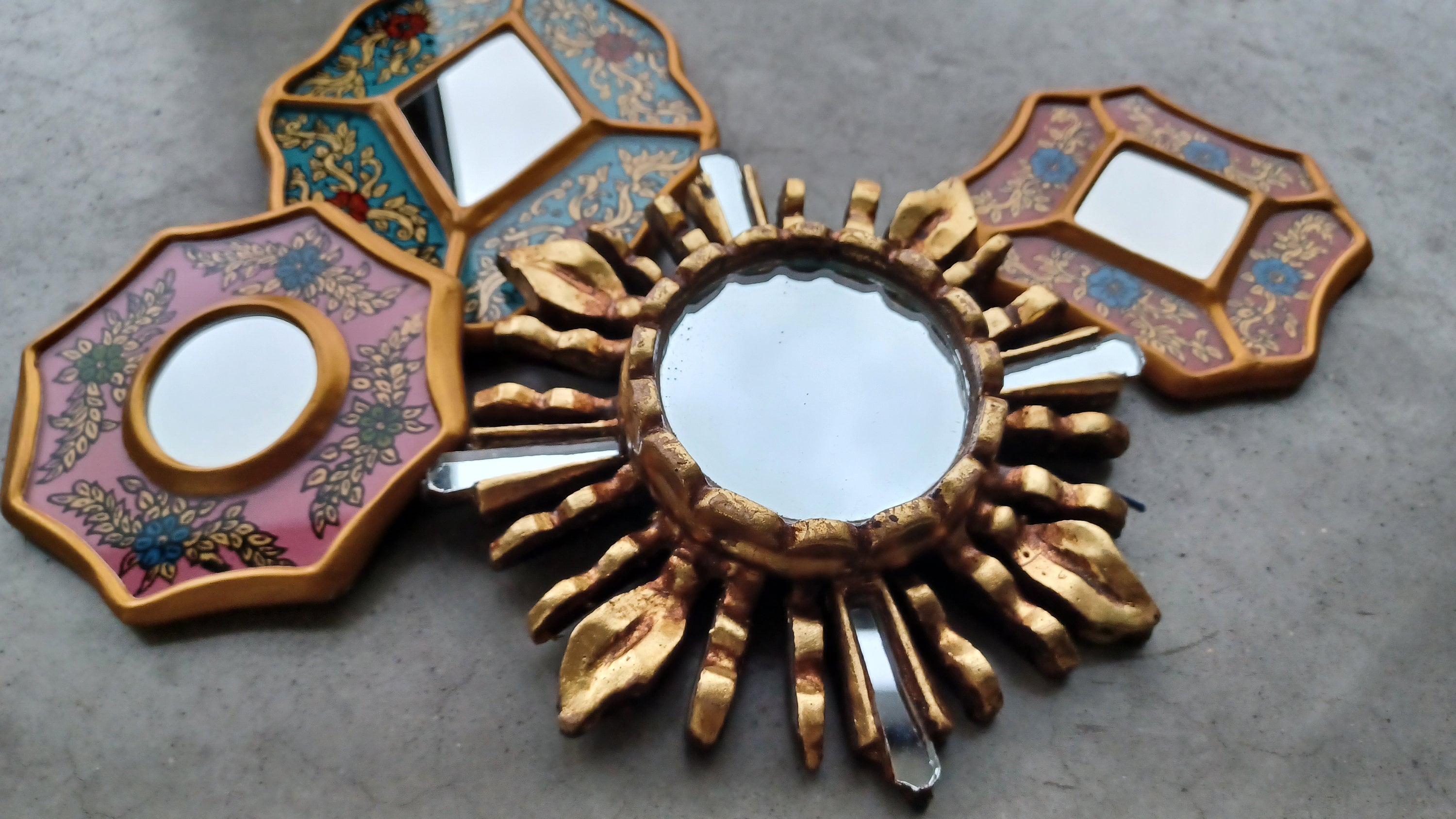 Mirror Wall Decor Peruvian Home Living Small Mirrors Individual or Set ...