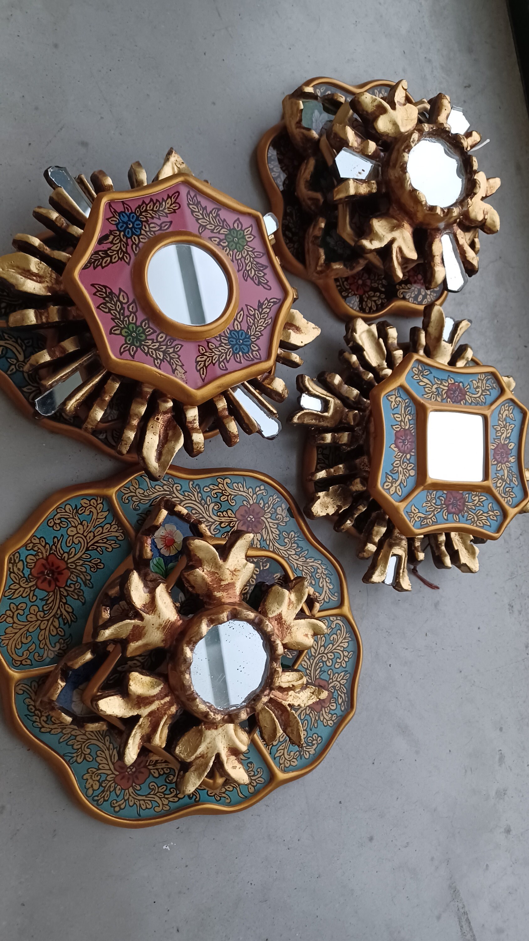 Mirror Wall Decor Peruvian Home Living Small Mirrors Individual or Set ...