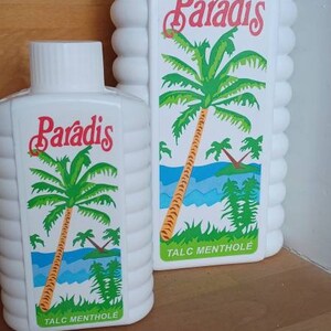Paradis Talcum Powder Menthol Freshness Body Care Beauty Skin Softener ...