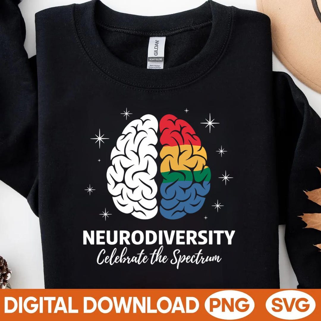 Neurodiversity Svg, Neurodiversity Celebrate the Spectrum Svg, ADHD Svg ...