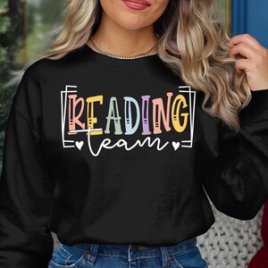 Reading Squad PNG, Reading Team Shirt Design, Book Lover PNG, Teacher ...