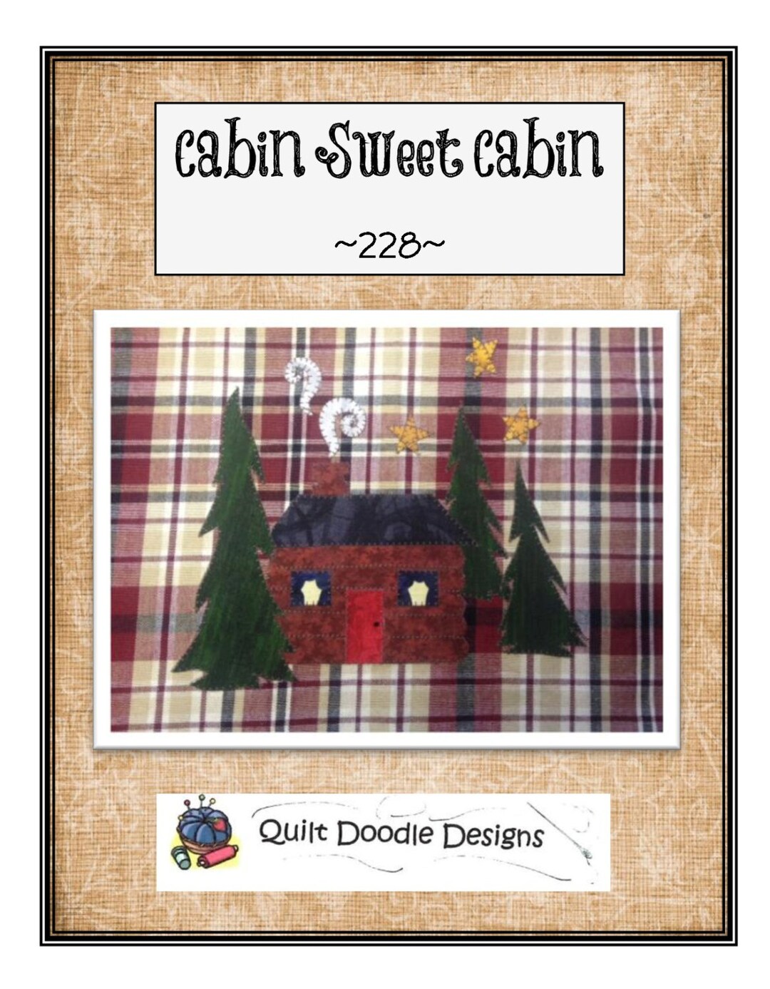 Cabin Sweet Cabin Applique Pattern - Etsy