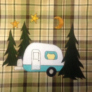 Camper Sweet Camper Applique Pattern - Etsy