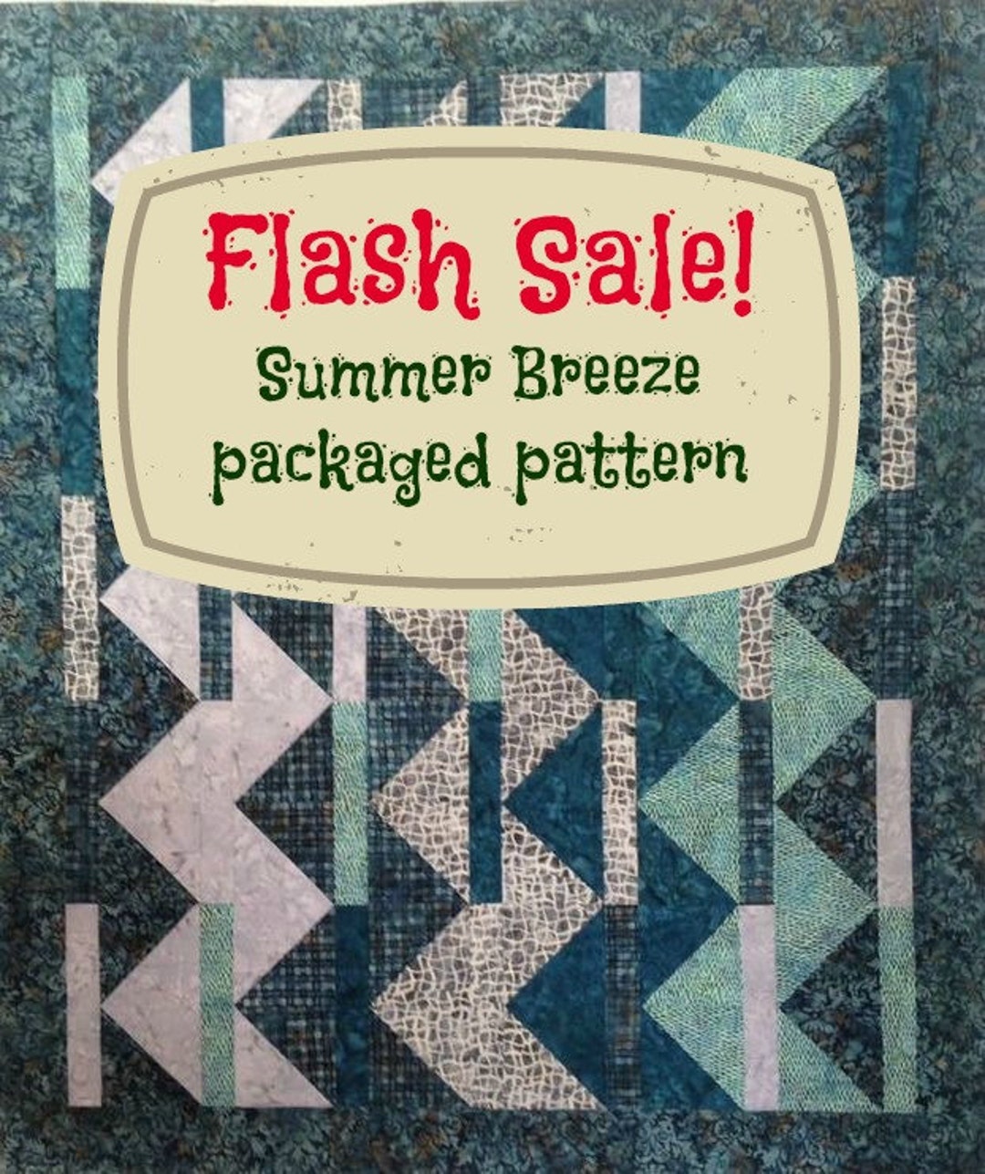 SALE Summer Breeze Quilt Pattern From Quilt Doodle Designs - Etsy