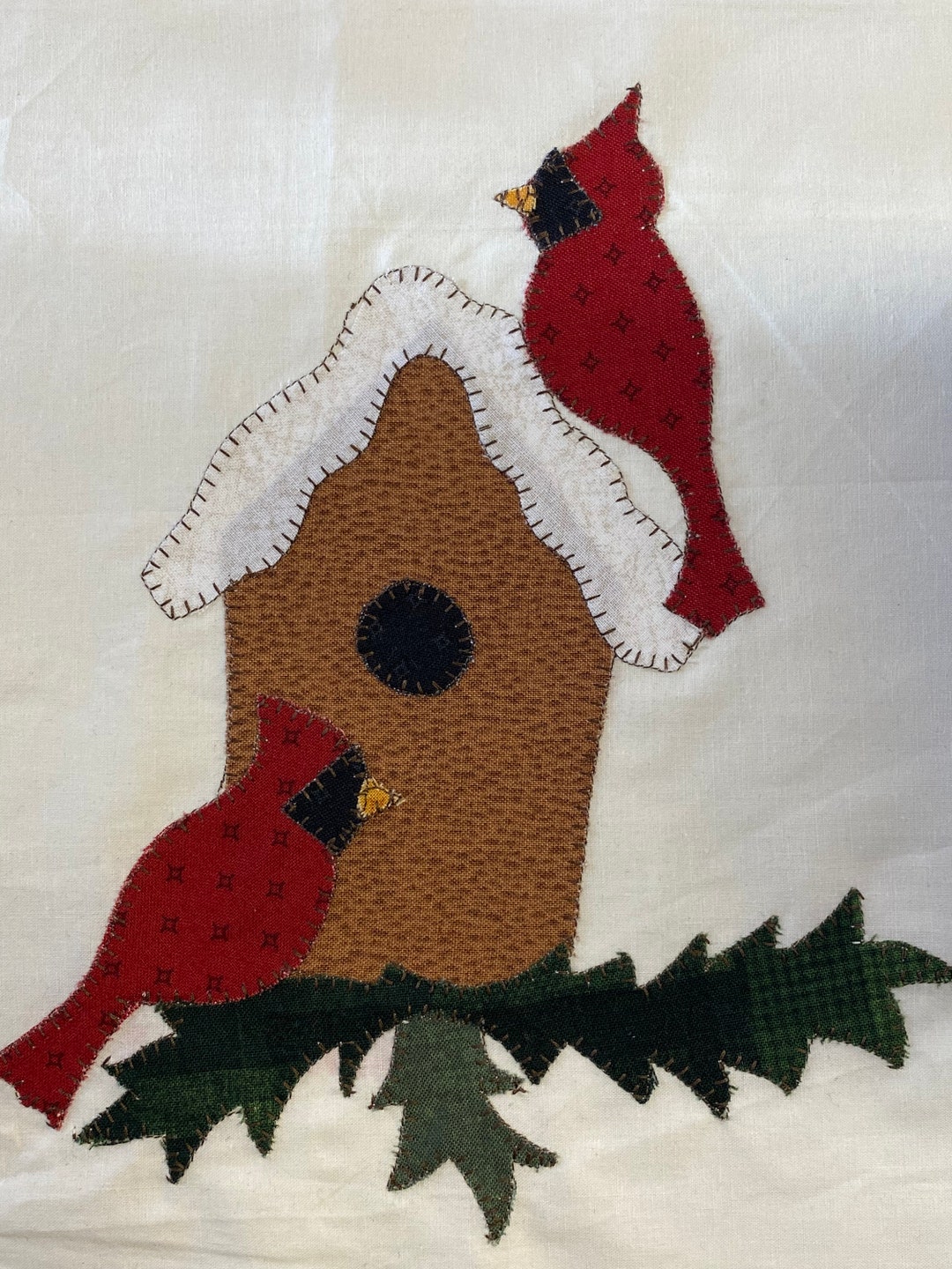 Decembers Block Cardinals BOM 2022 Printed Pattern - Etsy