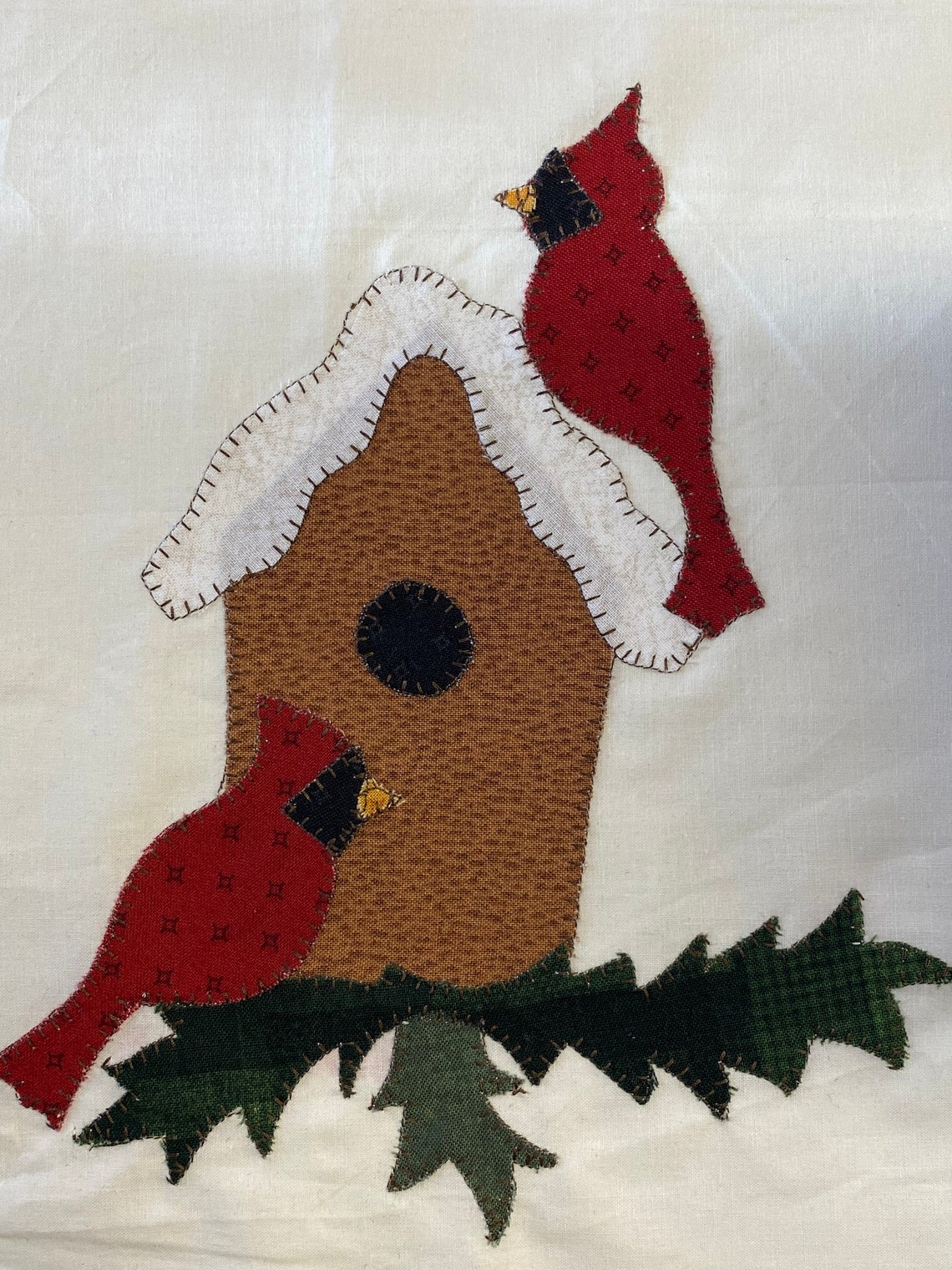 Decembers Block Cardinals BOM 2022 Printed Pattern - Etsy