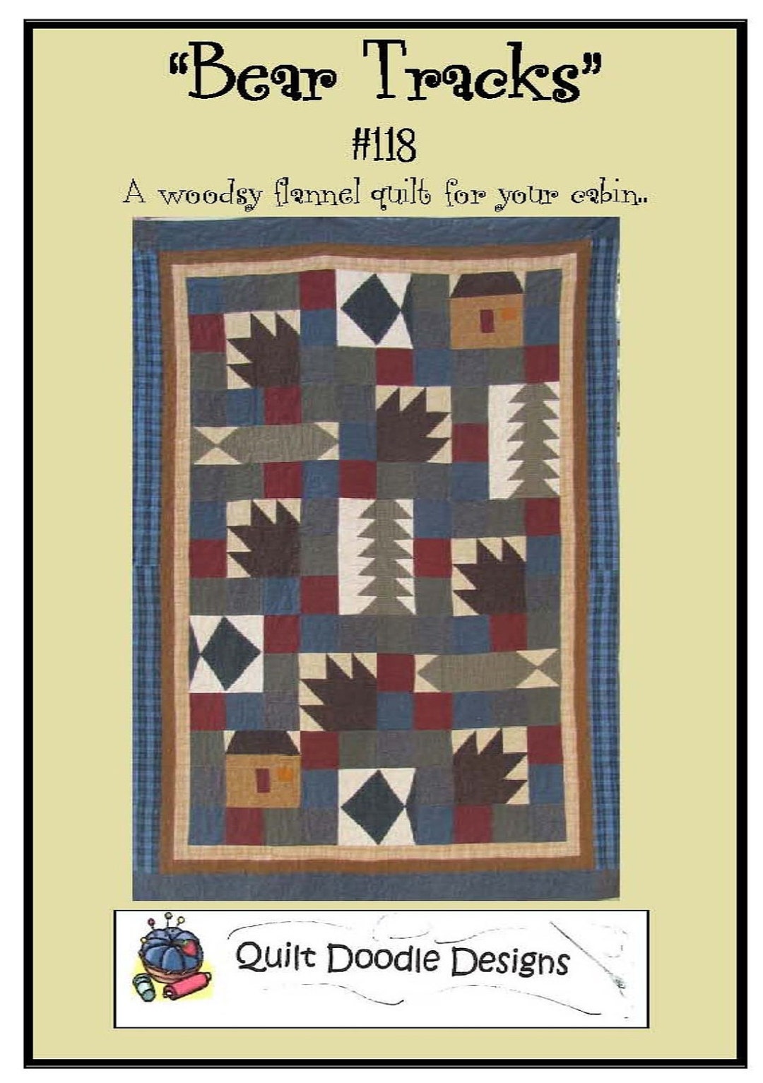 Bear Tracks Quilt Pattern - Etsy