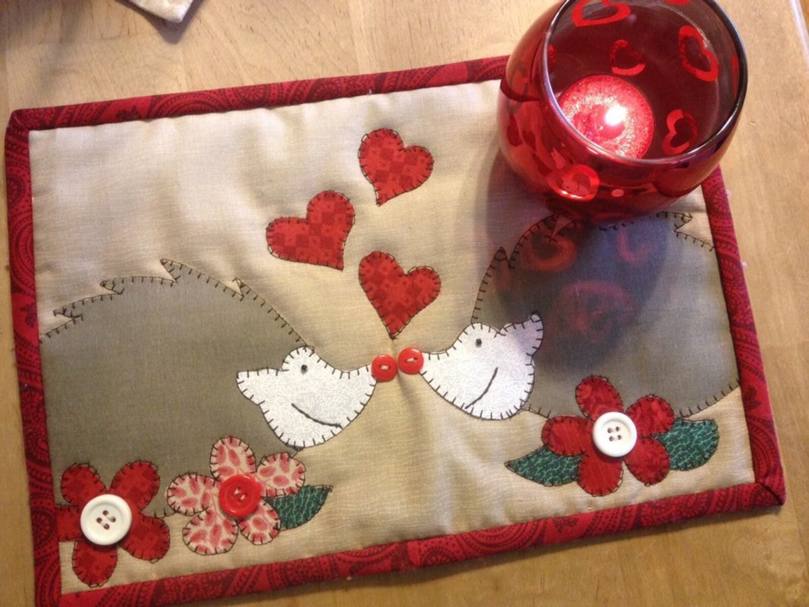 Hedge Over Heels in Love Mug Mat PDF Pattern - Etsy