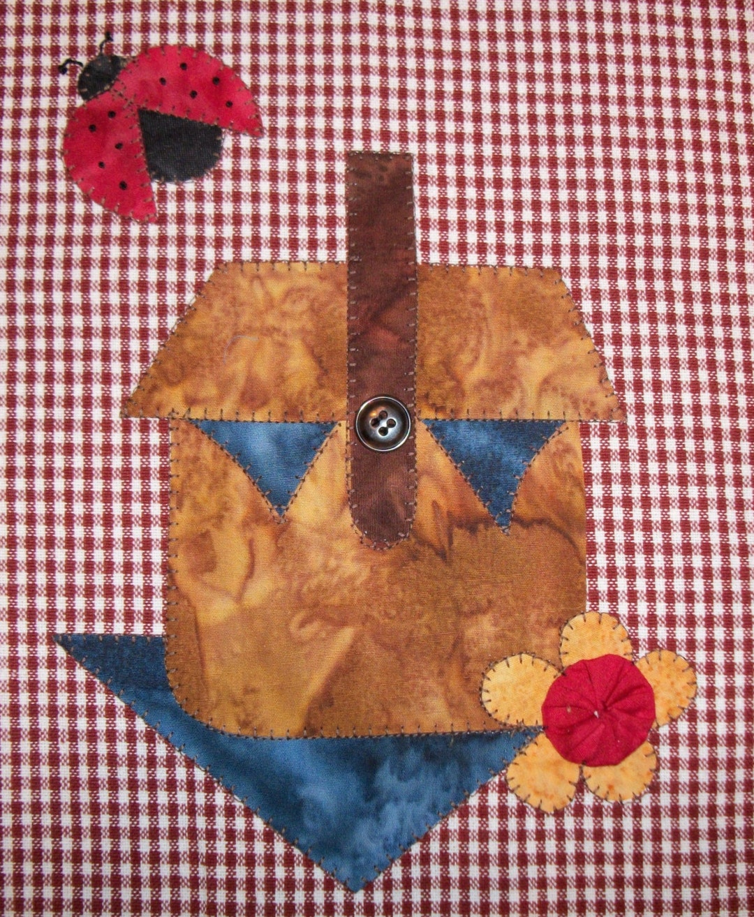Picnic Basket Applique PDF Pattern for Tea Towel - Etsy