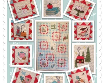 My Favorite Things Quilt Doodle Designs Complete Pattern 2015 | Etsy