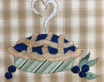 Blueberry Pie Applique PDF Pattern by Quilt Doodle Designs | Etsy