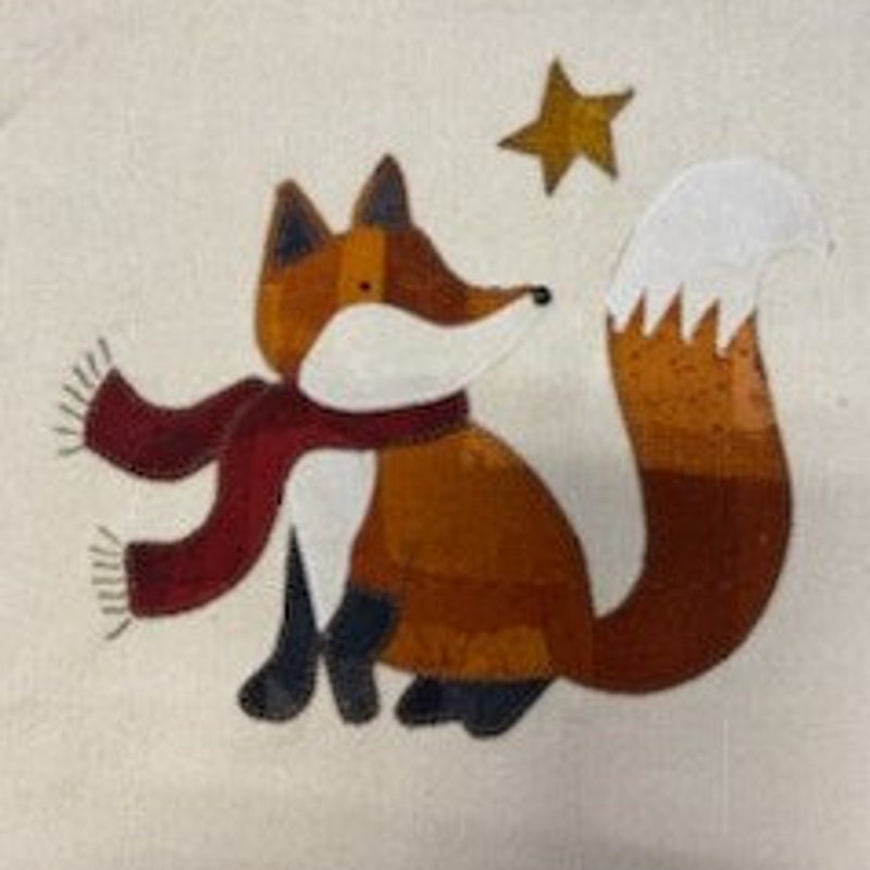Fox Quilt Block - Etsy
