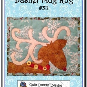 Dasher Mug Mat Packaged Pattern - Etsy