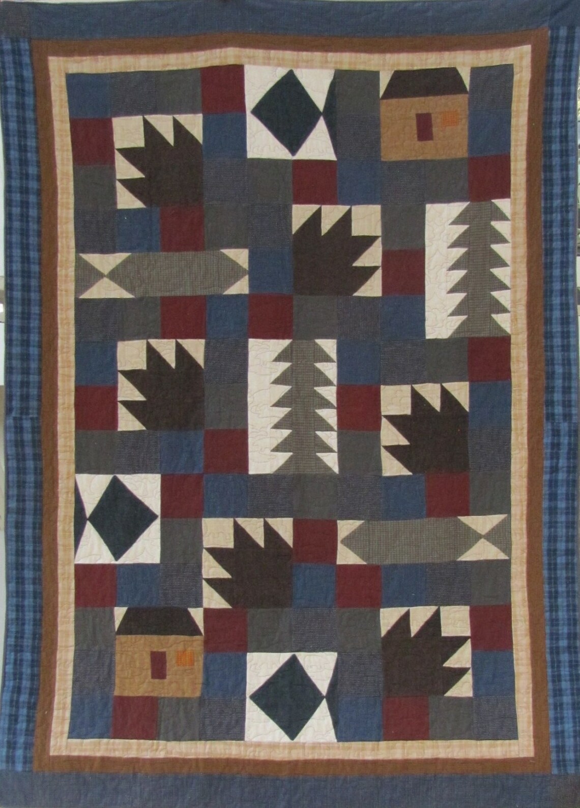 Bear Tracks PDF Quilt Pattern From Quilt Doodle Designs - Etsy