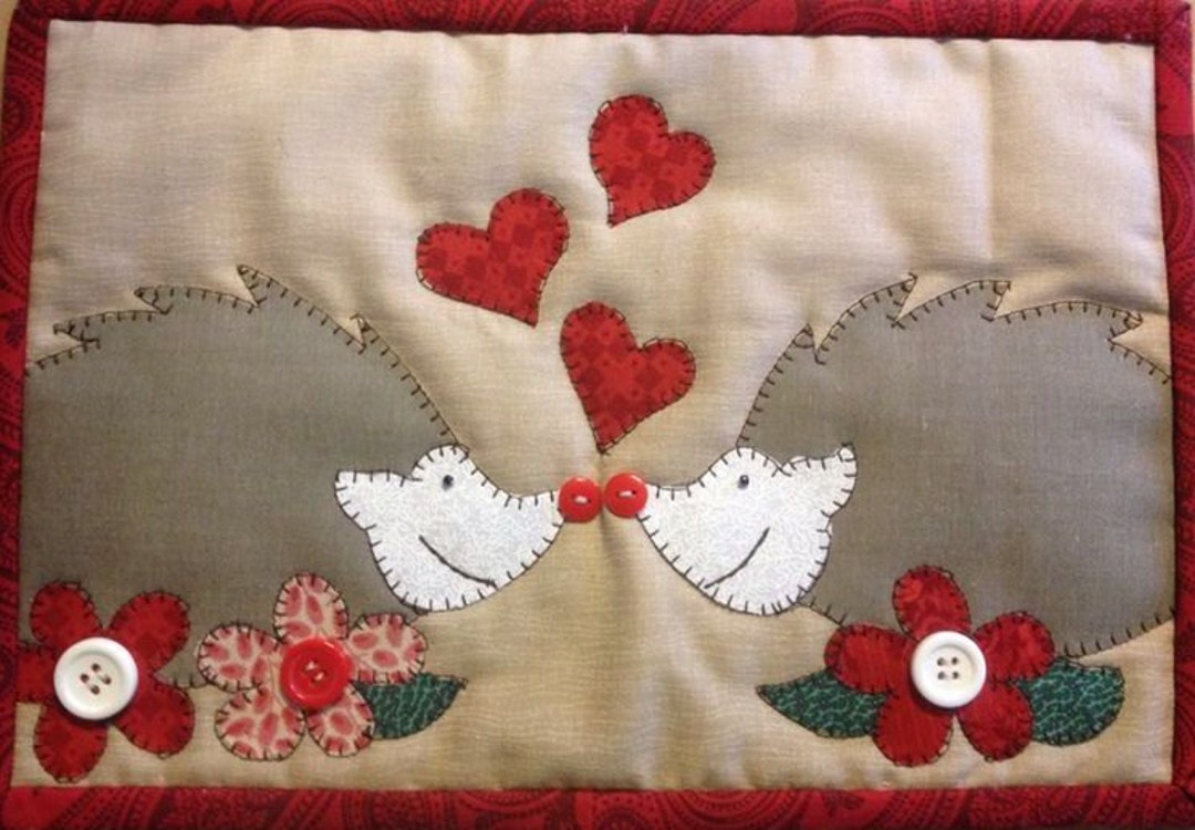 Hedge Over Heels in Love Mug Mat PDF Pattern - Etsy