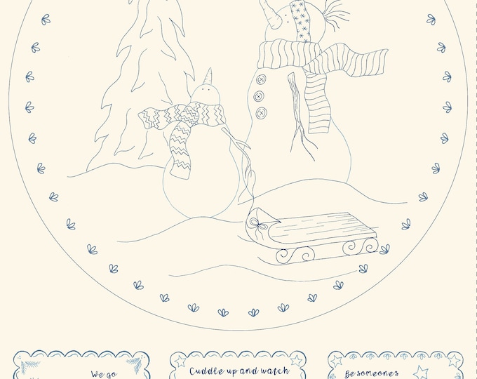 Snow Globe R19 0588-1042 Fabric Panel From Marcus Fabrics Designed by ...